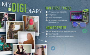 My Digi Diary Contest: Star With Web Celebs!