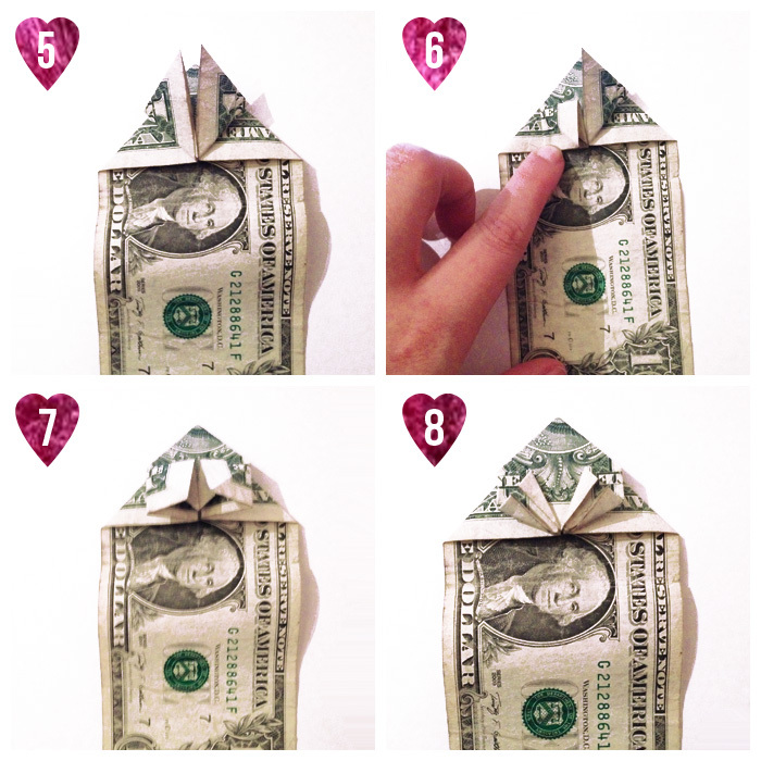 How To Make A Dollar Bill Origami Heart In A Few Easy Steps How To Make A Dollar Bill Origami Heart In A Few Easy Steps