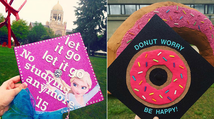 16 of the Most Memorable Grad Caps Decorated by Students
