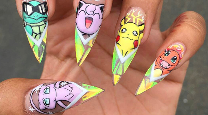 Pokemon Nail Designs