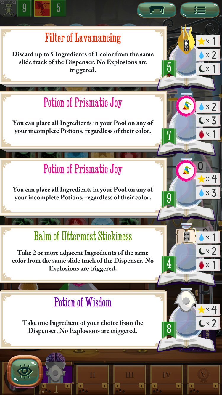 Review of Potion Explosion App from Asmodee