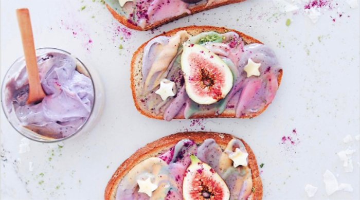 Trendy and Colorful Breakfast Toast