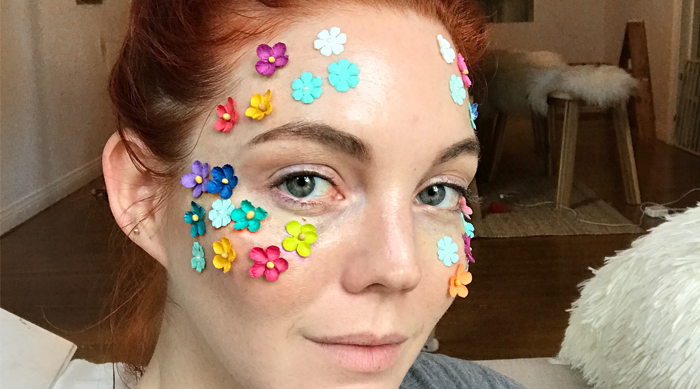 Festival-Inspired Flower DIY for the Face
