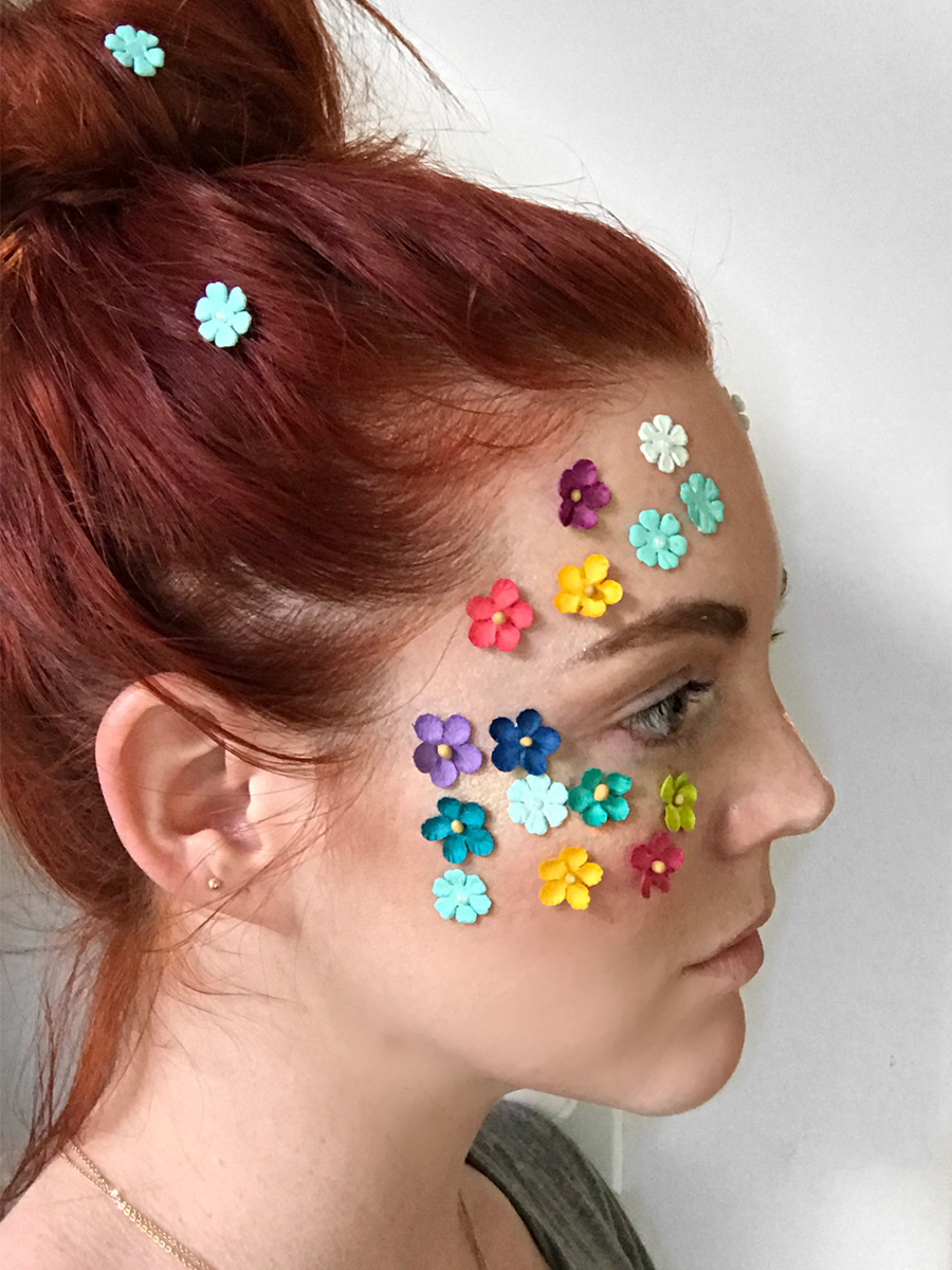 Festival-Inspired Flower DIY for the Face