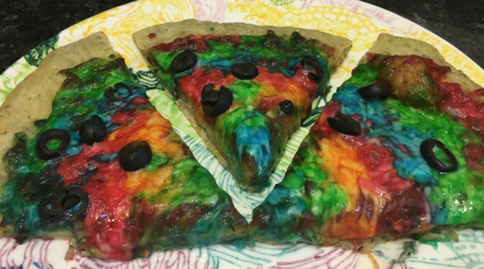DIY Rainbow Pizza With This Simple Recipe