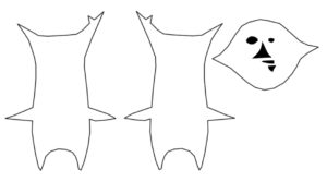 Simple DIY Korok Plushie Using Recycled Clothes