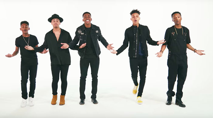 Next Town Down Performs Boy Band Mashup