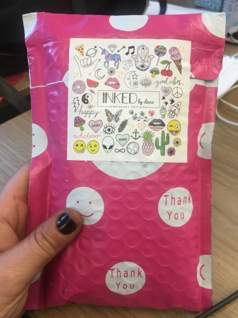 Review of INKED by Dani's Temporary Tattoos