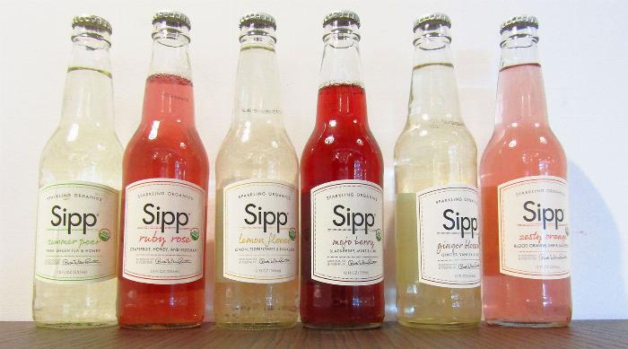 Review of Sipp Sparkling Organics Uniquely Flavored Sodas