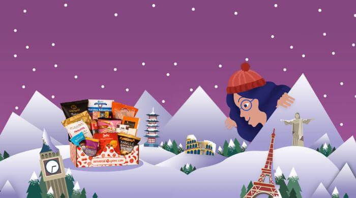 Review of Universal Yums Holiday Snack Subscription Box 2020