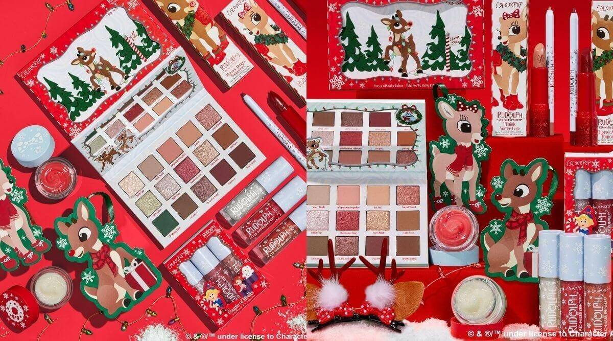 ColourPop x 'Rudolph the Red-Nosed Reindeer' Collab Overview