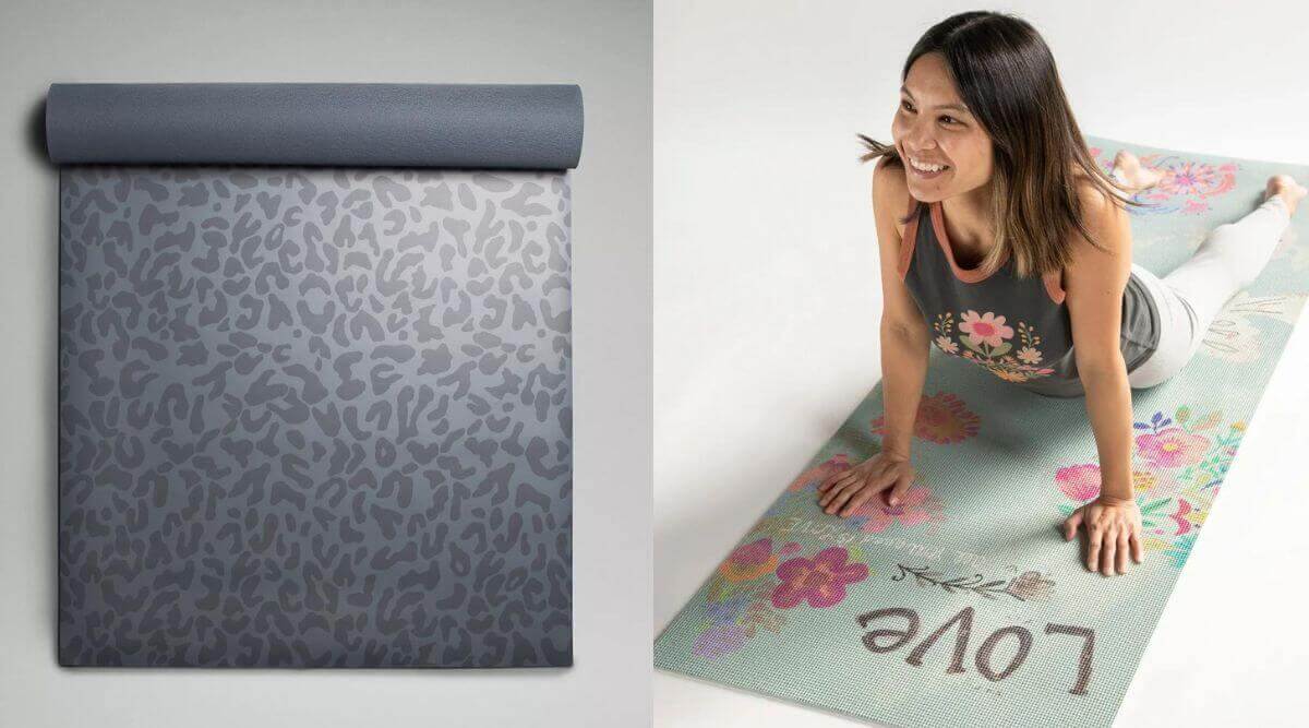 The Most Stylish Printed and Patterned Yoga Mats