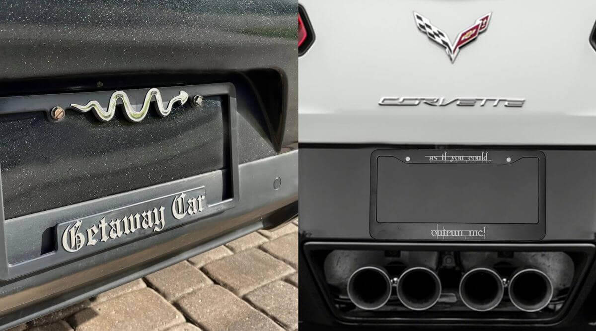 The Most Fun License Plate Frames to Personalize Your Car